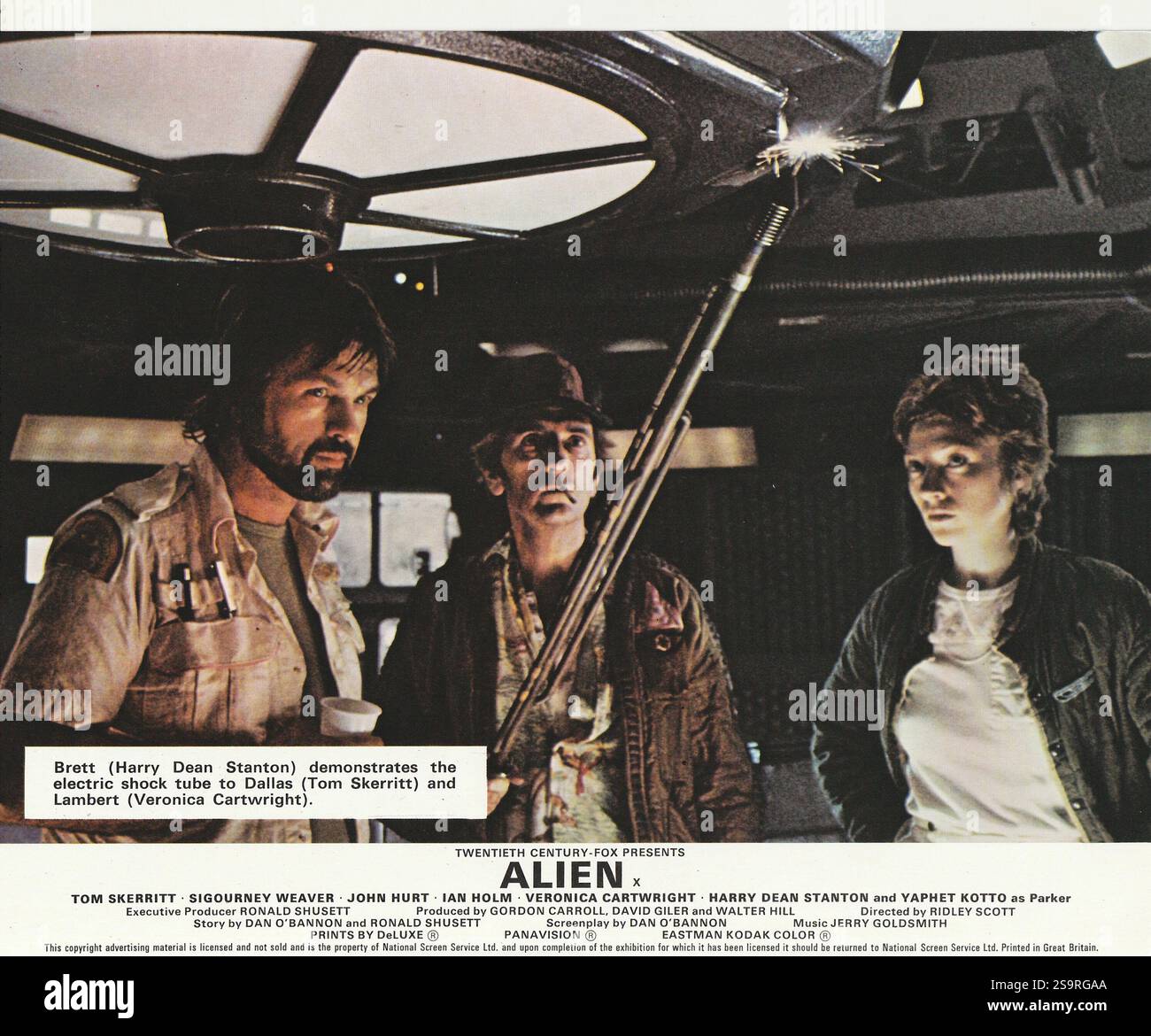 Alien (20th Century Fox, 1979). Starring Sigourney Weaver, Tom Skerritt ...