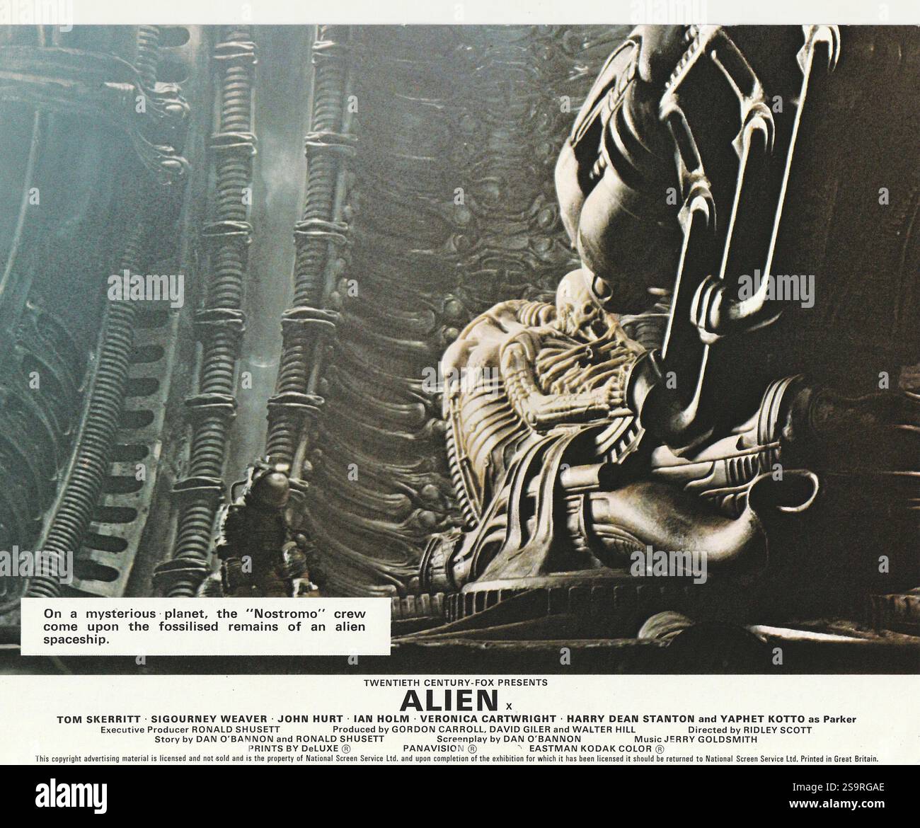 Alien (20th Century Fox, 1979). Starring Sigourney Weaver, Tom Skerritt ...