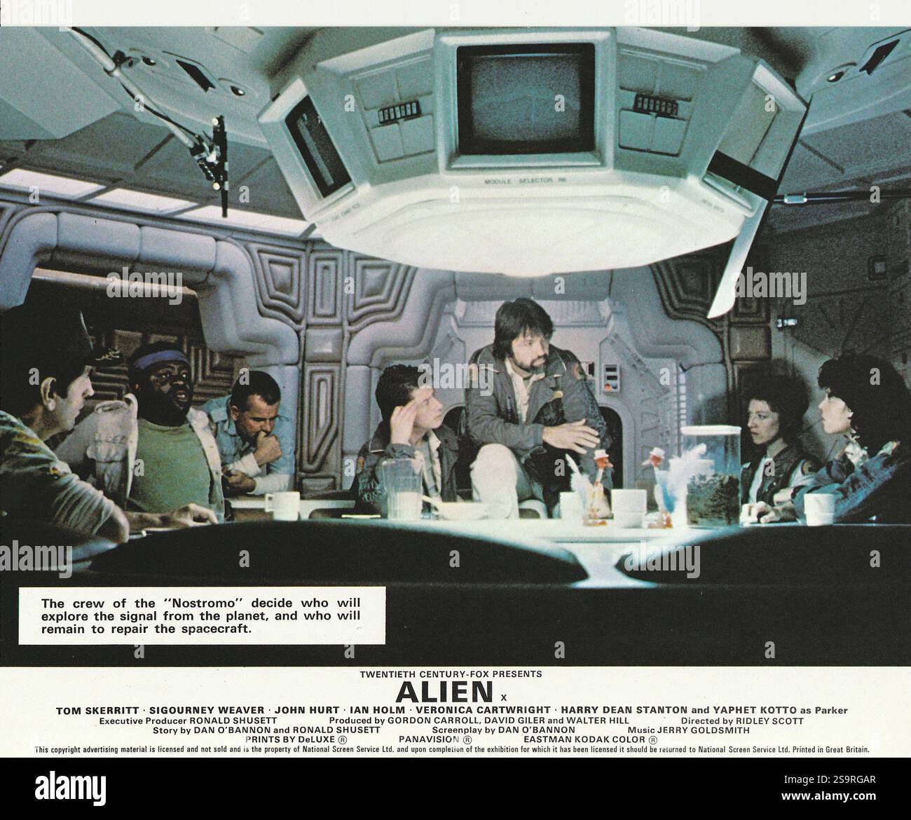 Alien (20th Century Fox, 1979). Starring Sigourney Weaver, Tom Skerritt ...