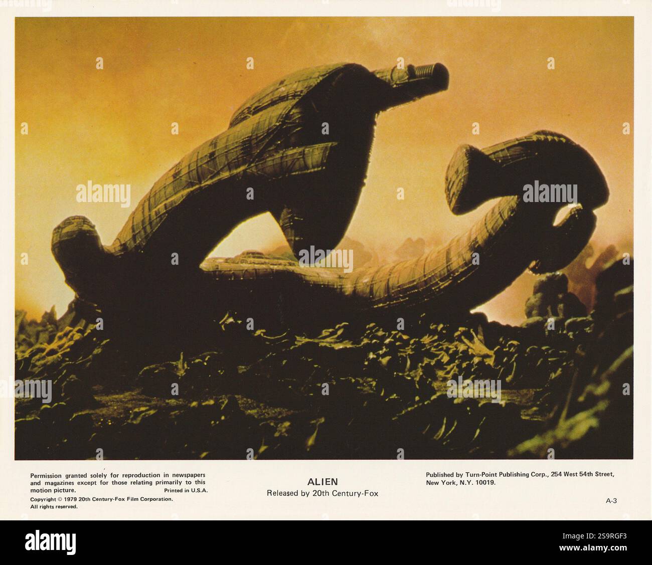 Alien (20th Century Fox, 1979). Starring Sigourney Weaver, Tom Skerritt ...