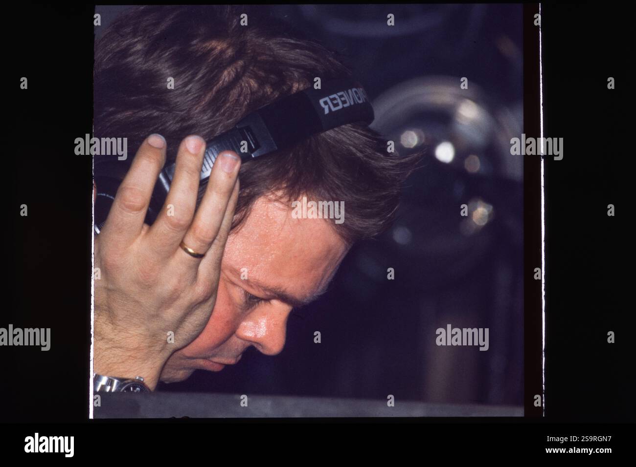 BBC Radio DJ and club legend Pete Tong live at Creamfields Festival in ...