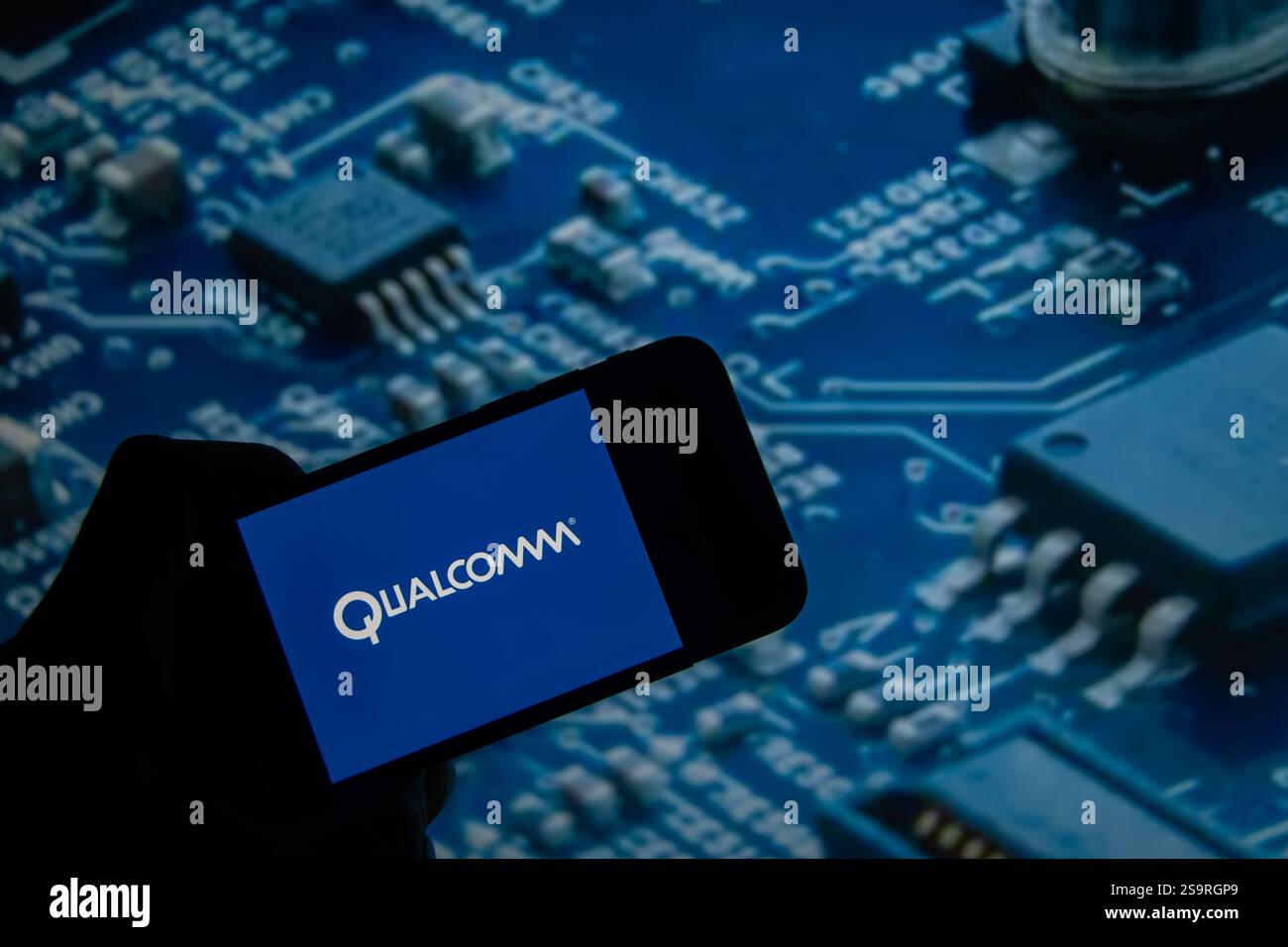 Rheinbach, Germany 26 January 2025, The brand logo of the semiconductor ...