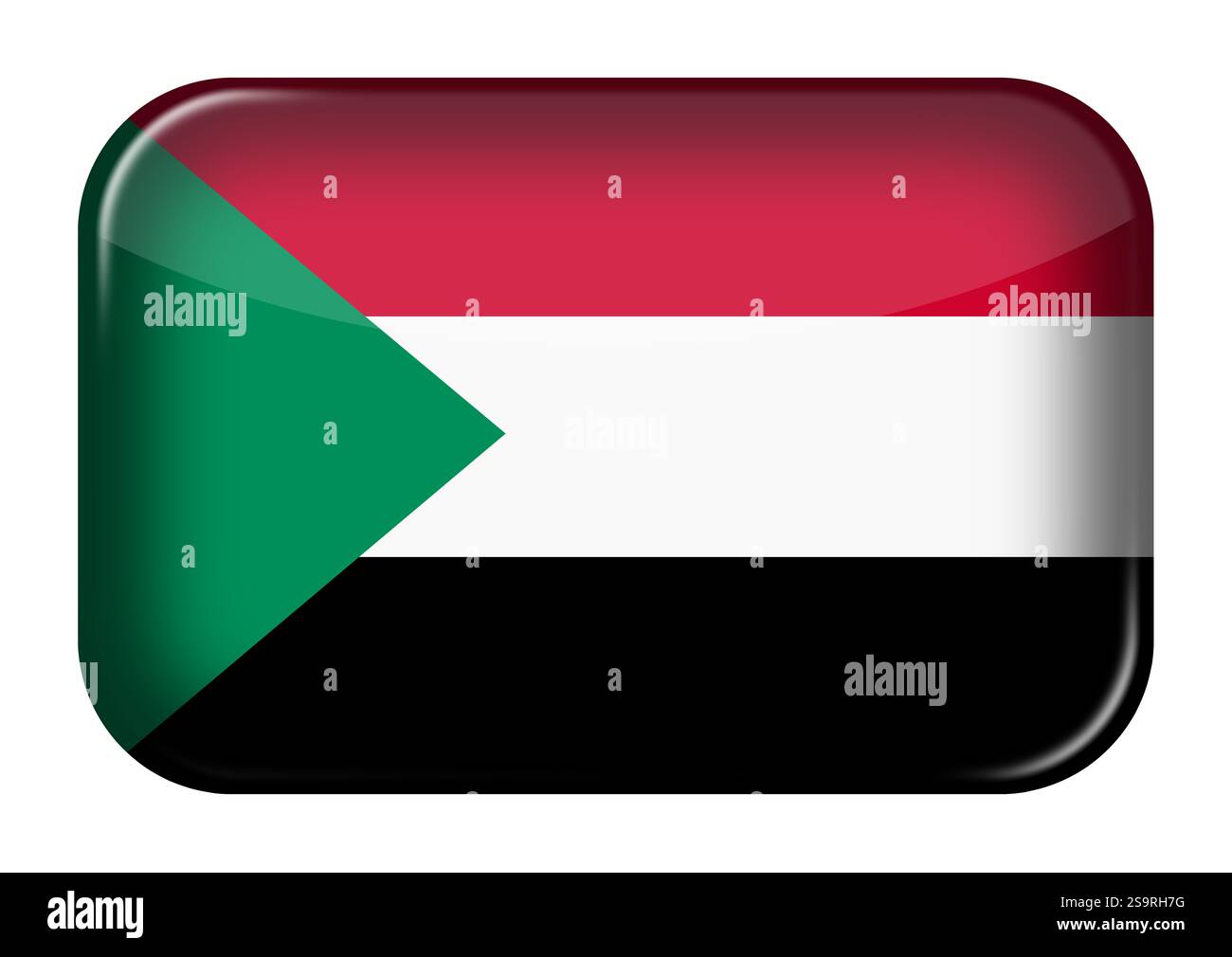 South sudan flag button Cut Out Stock Images & Pictures - Alamy