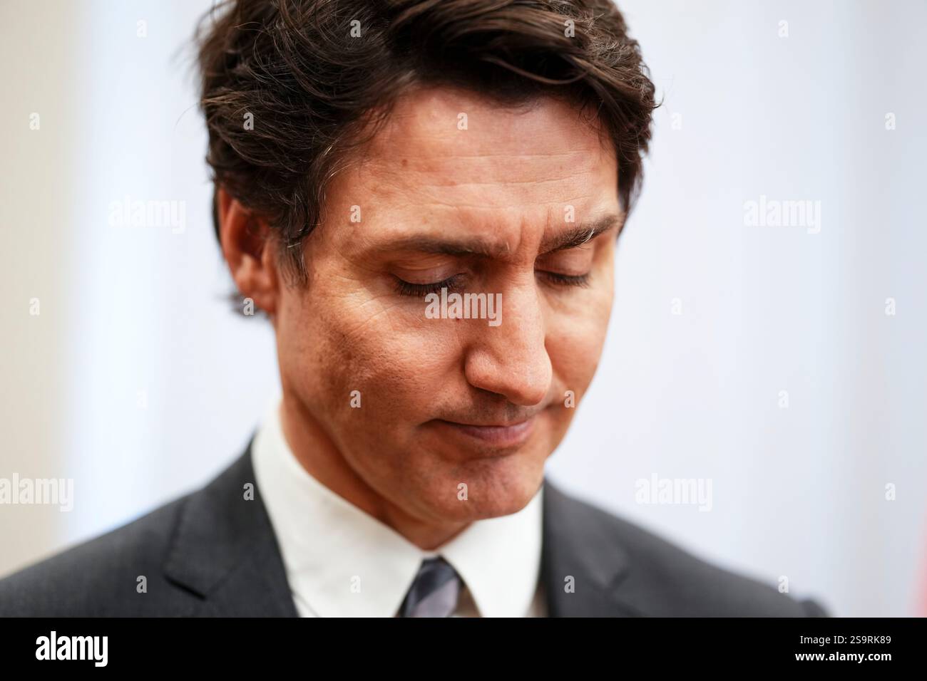 Oswiecim, Poland. 27th Jan, 2025. Prime Minister Justin Trudeau meets ...