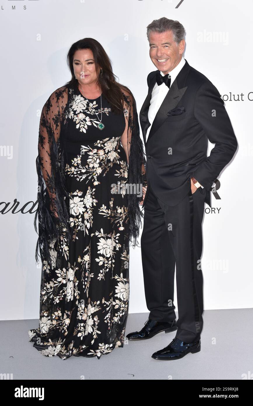 Pierce Brosnan and wife Keely Shaye Smitharrivals at 25th annual amfAR ...