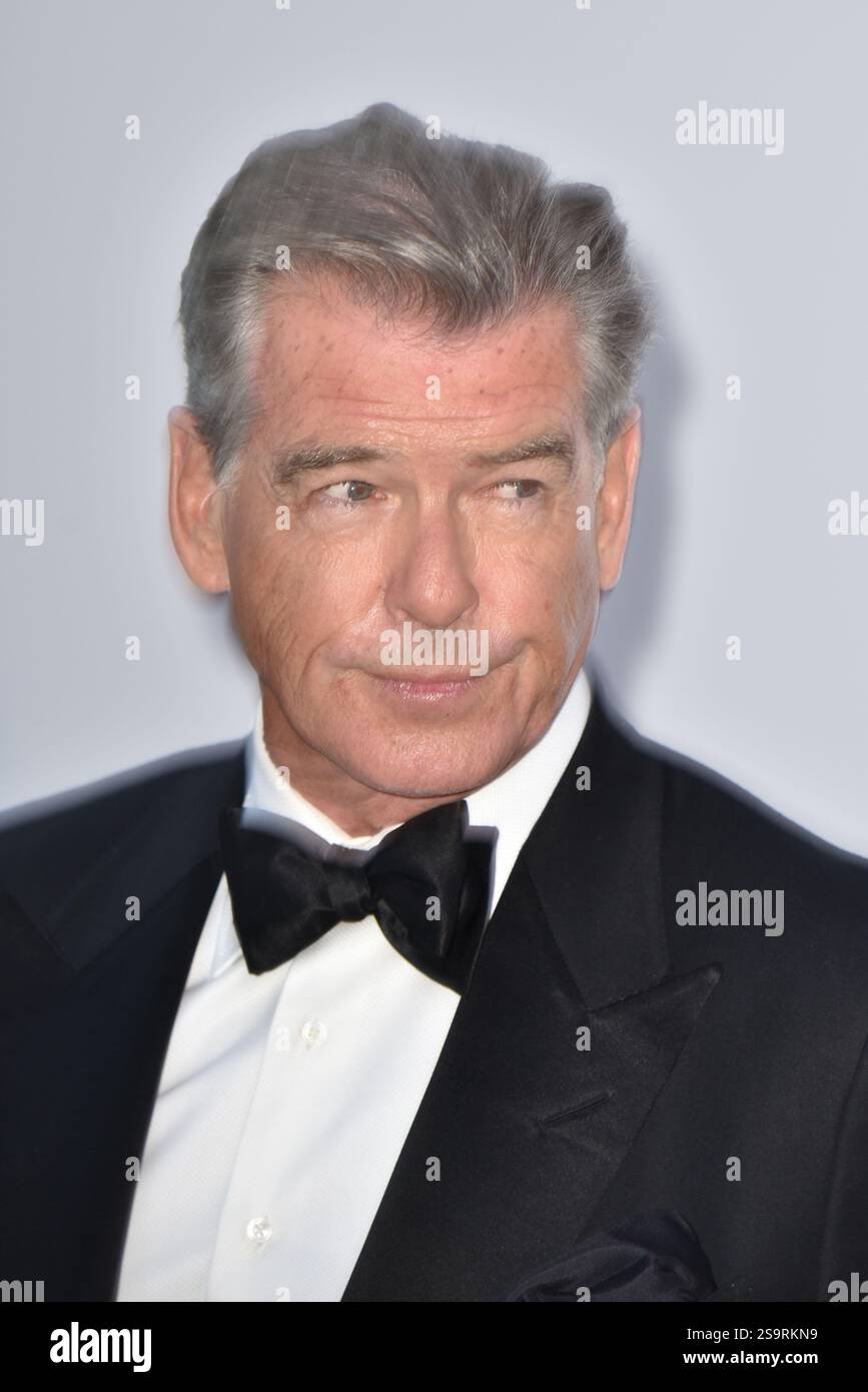 Pierce Brosnan and wife Keely Shaye Smitharrivals at 25th annual amfAR ...