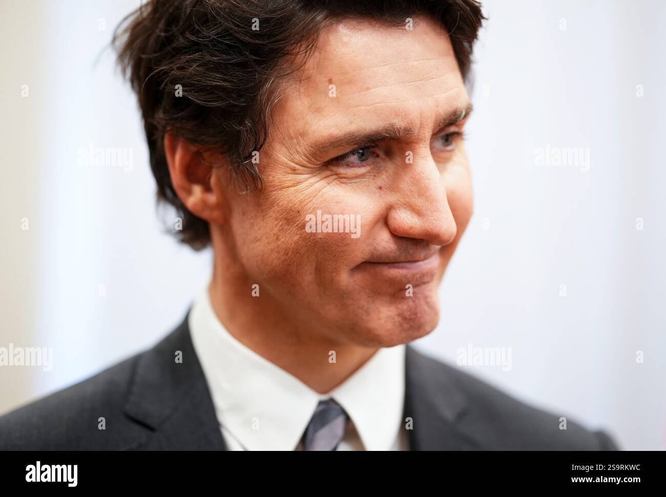 Oswiecim, Poland. 27th Jan, 2025. Prime Minister Justin Trudeau meets ...