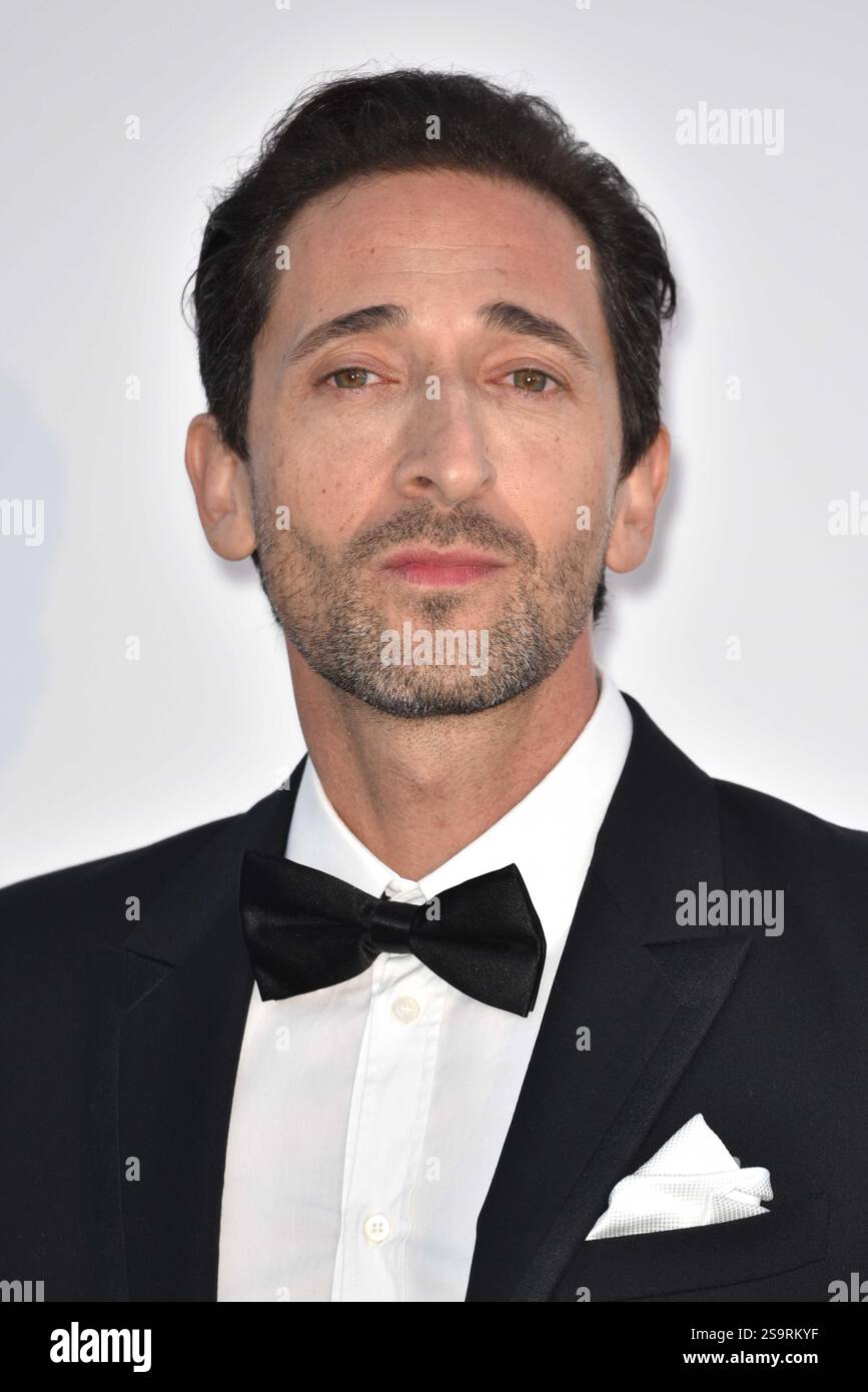 Adrien Brodyarrivals at 25th annual amfAR Gala at Hotel du Cap, Antibes ...
