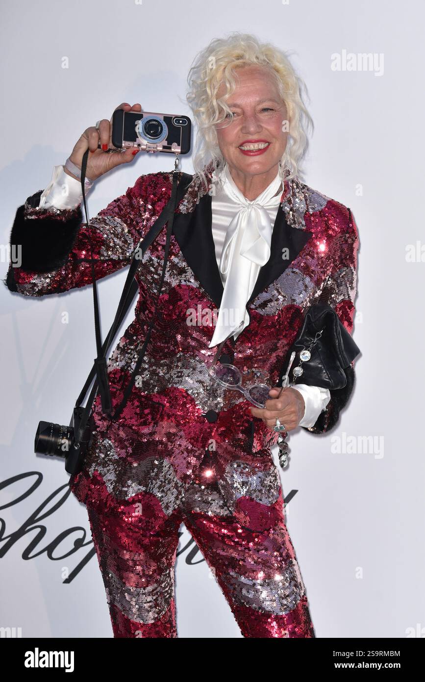 Ellen von Unwertharrivals at 25th annual amfAR Gala at Hotel du Cap ...