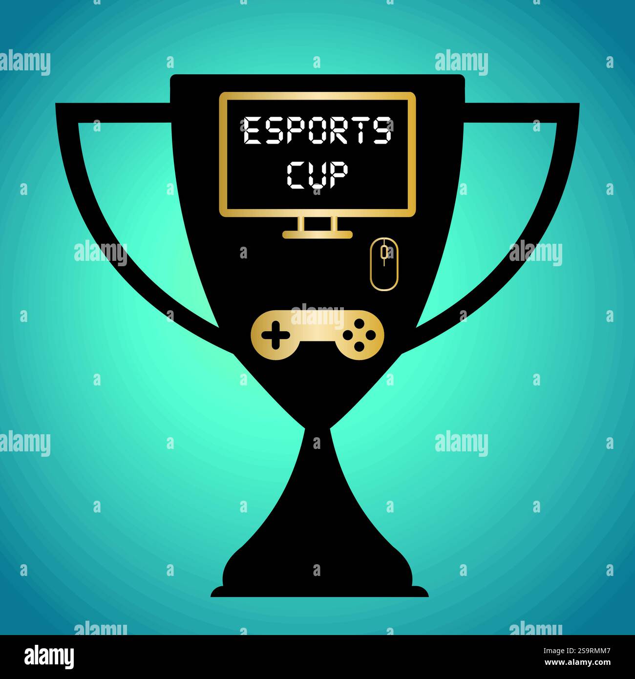 Golden joystick trophy hi-res stock photography and images - Alamy