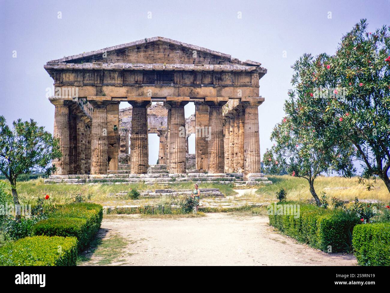 Temple of Hera II, also known as the Temple of Neptune, Paestum ...