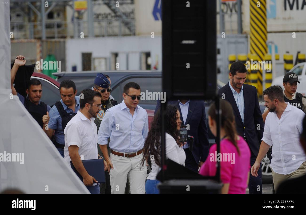 GYE POSORJA WHARF EXPANSION Posorja, Monday, January 27, 2025 With a ...