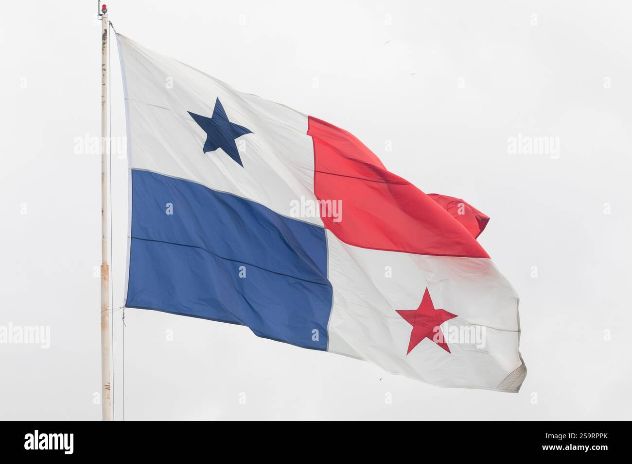 January 26, 2025, Panama, PANAMA: Panamaâ€™s national flag (Credit ...