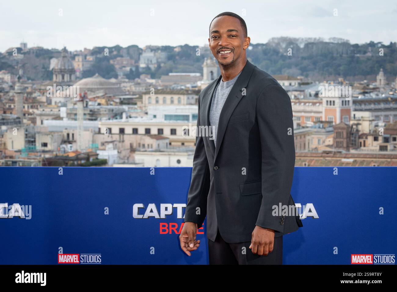 Rome, Italy. 27th Jan, 2025. Anthony Mackie attends "Captain America ...