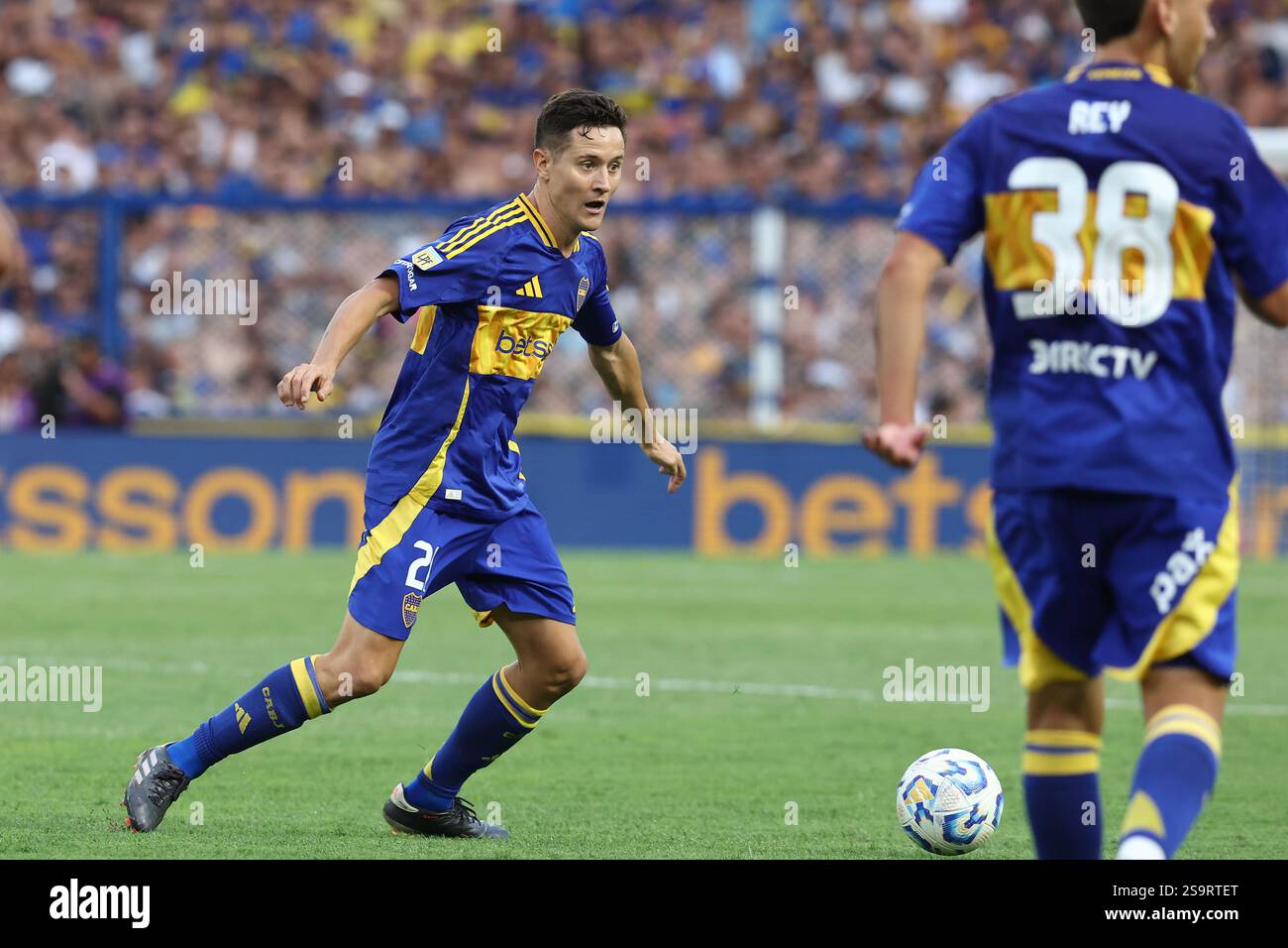 Boca Juniors' Spaniard midfielder Ander Herrera in action during the ...