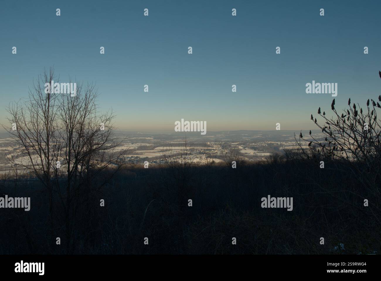 Table Rock Overlook on the Appalachian Trail in Pennsylvania Stock ...