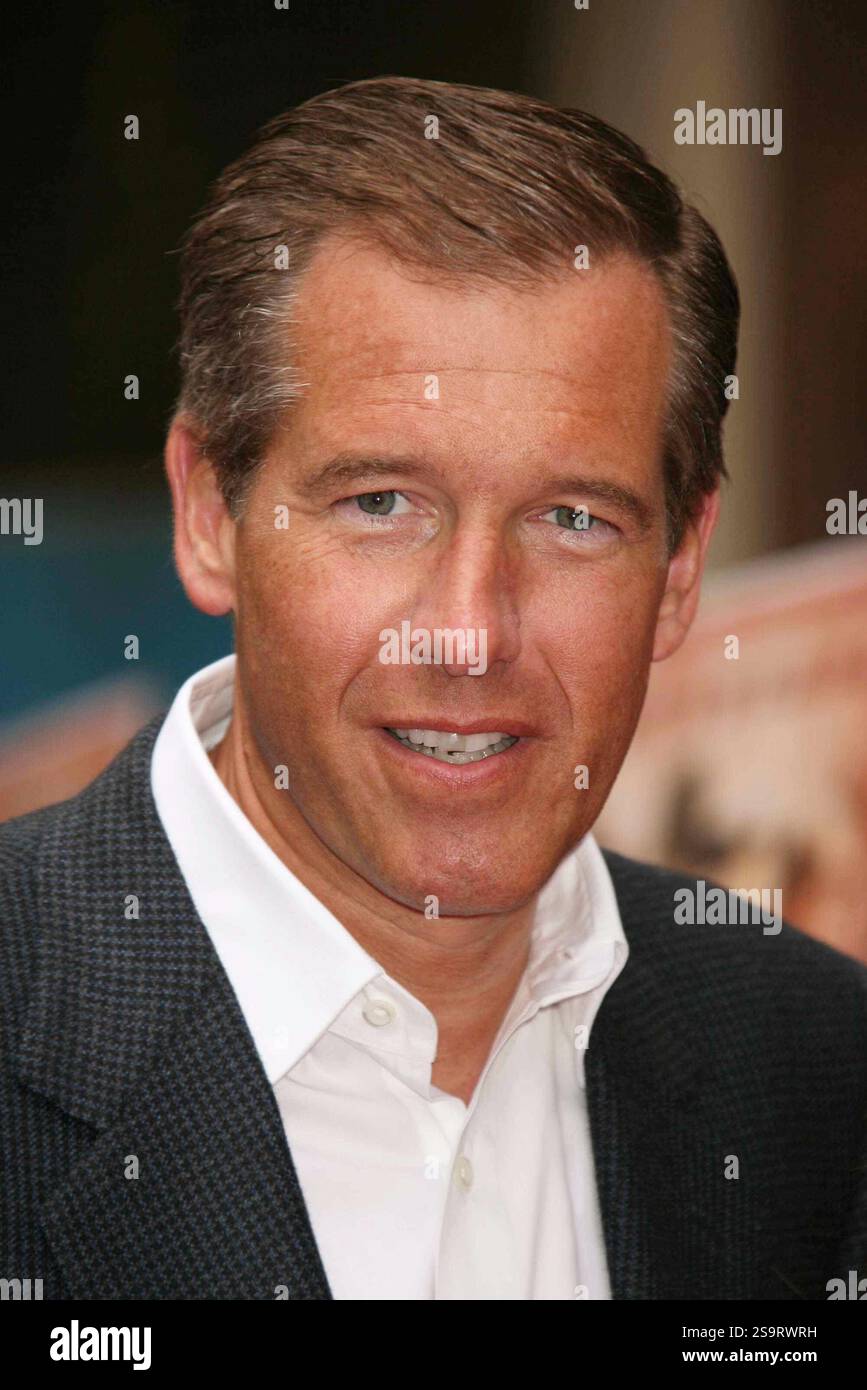 Brian Williams attends the premiere of "A Prairie Home Companion" at ...