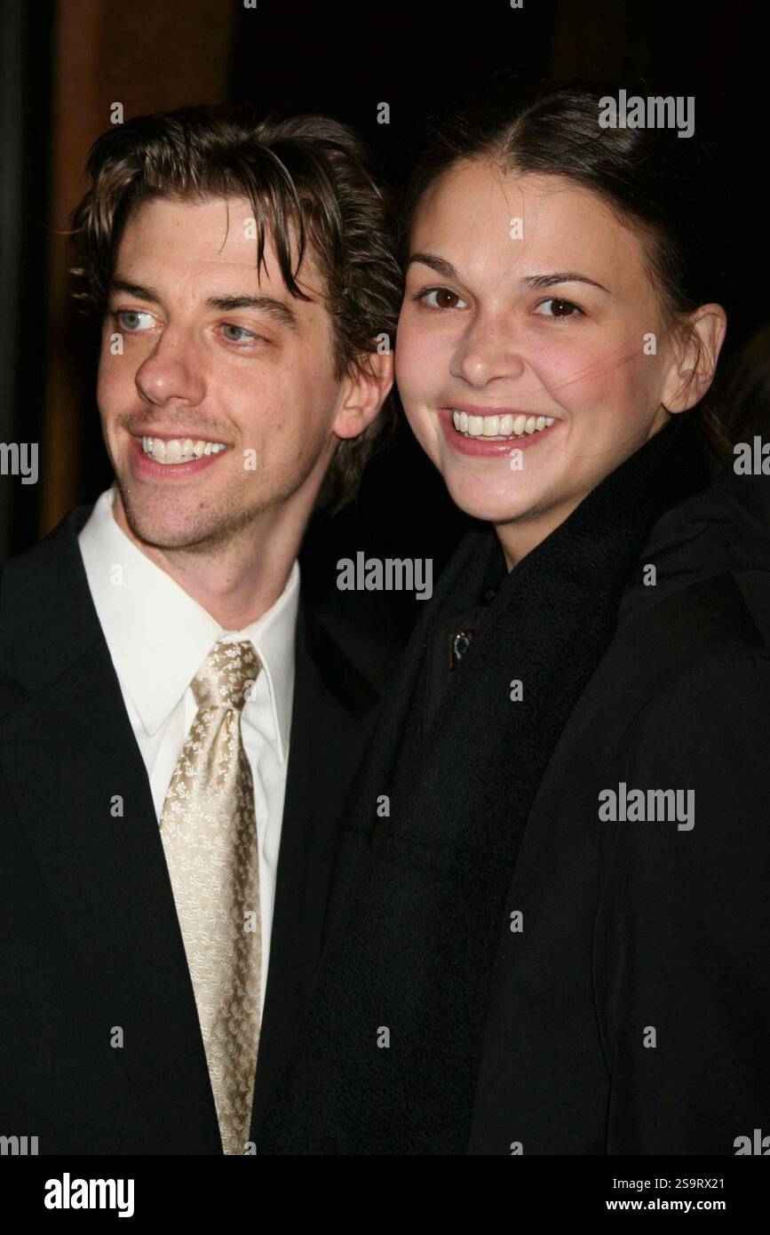 Christian Borle and Sutton Foster attend the opening night performance ...