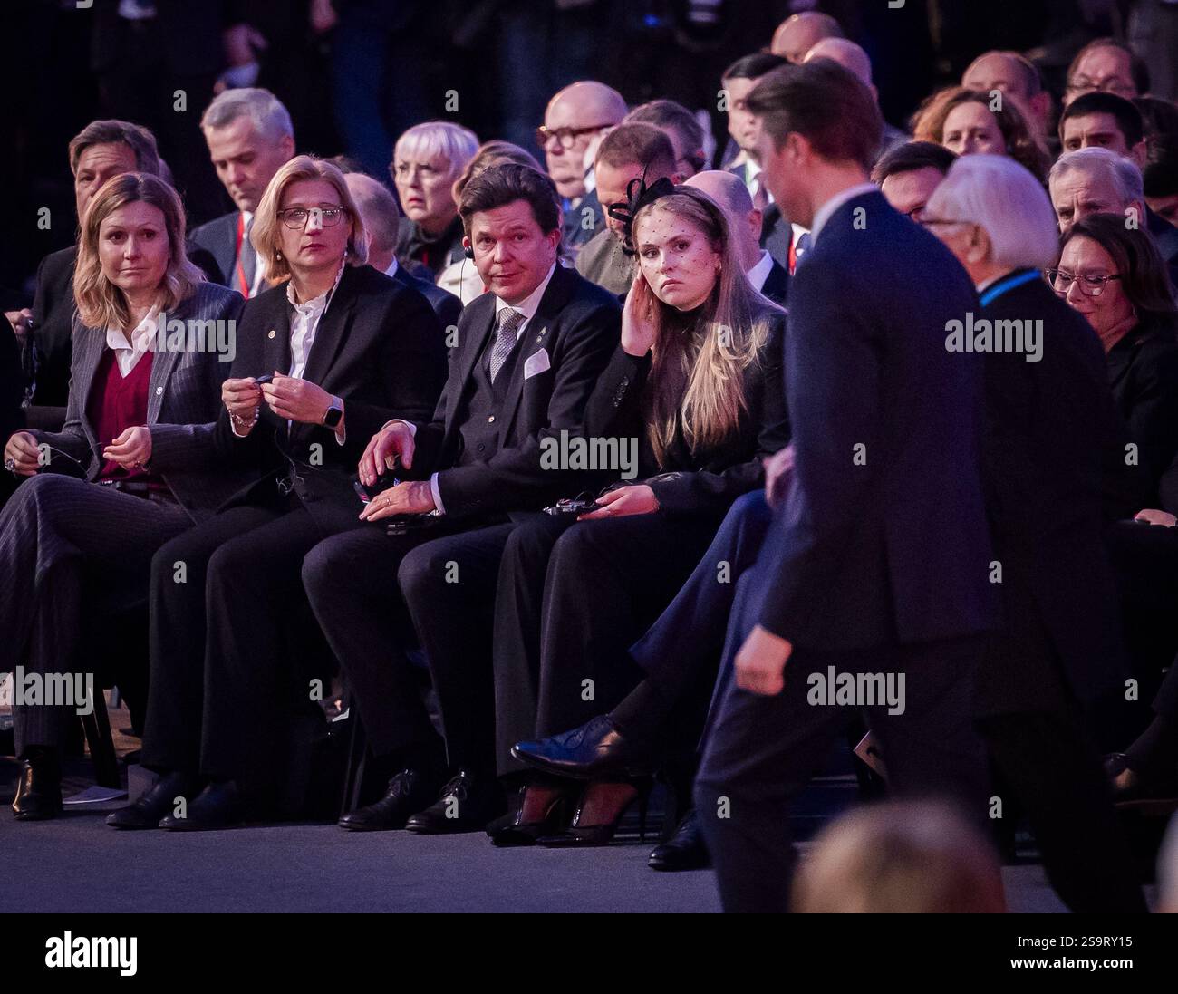 AUSCHWITZ - Princess Amalia and other dignitaries during the ...