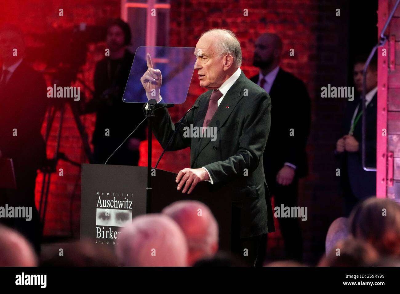 Ronald Lauder speaks during a ceremony marking the 80th anniversary of ...