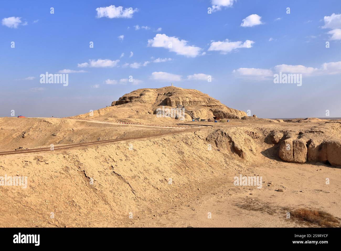 area of the excavation site in the Ancient City of Uruk, Iraq Stock ...