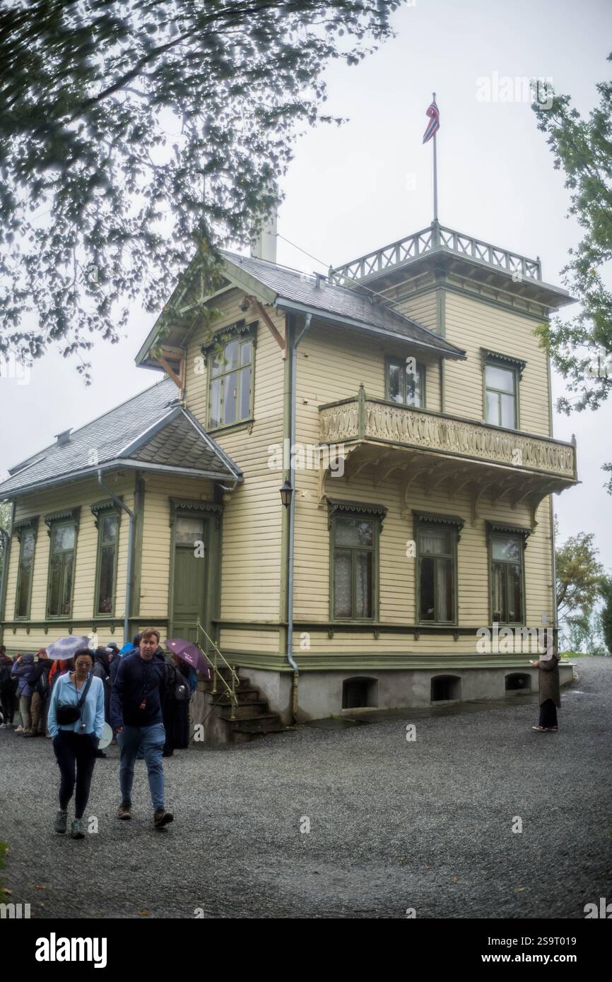 Edvard Grieg's house at Troldhaugen in Bergen, Norway Stock Photo - Alamy