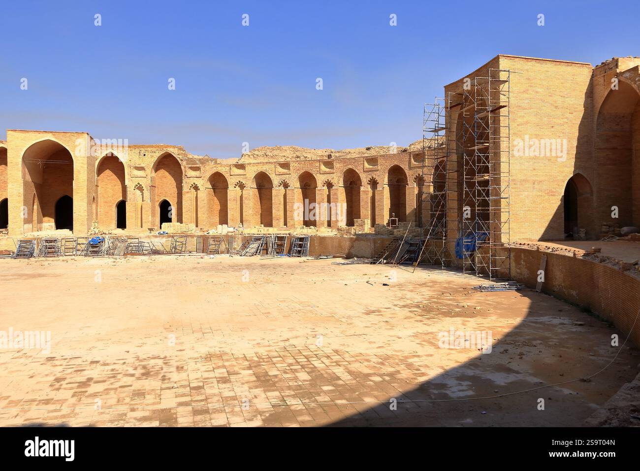 the Main Caliphal Palace at Samarra, Iraq, known in Arabic as Dar al ...