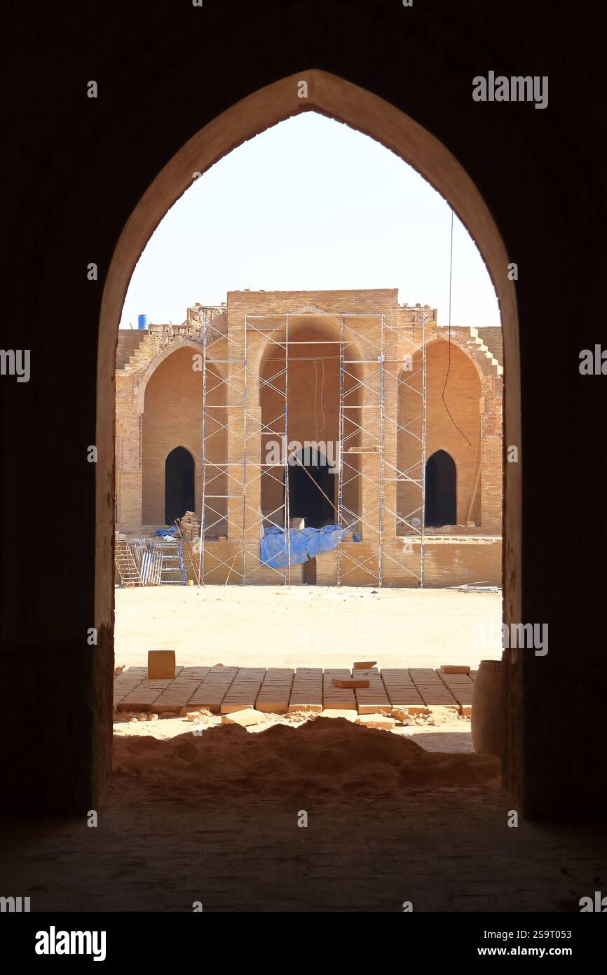 the Main Caliphal Palace at Samarra, Iraq, known in Arabic as Dar al ...