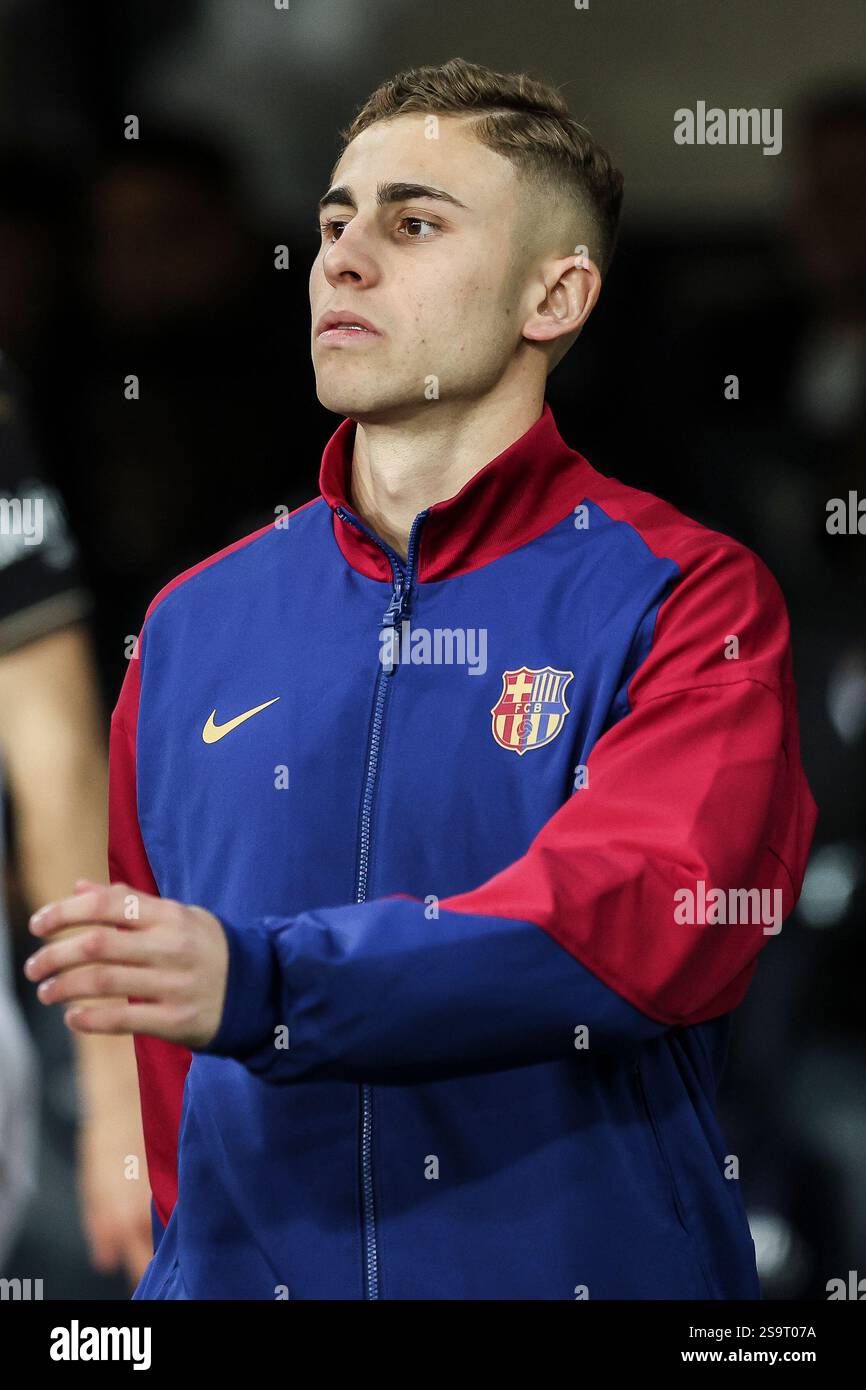 Barcelona, Spain. 26th Jan, 2025. Fermin Lopez of FC Barcelona seen ...