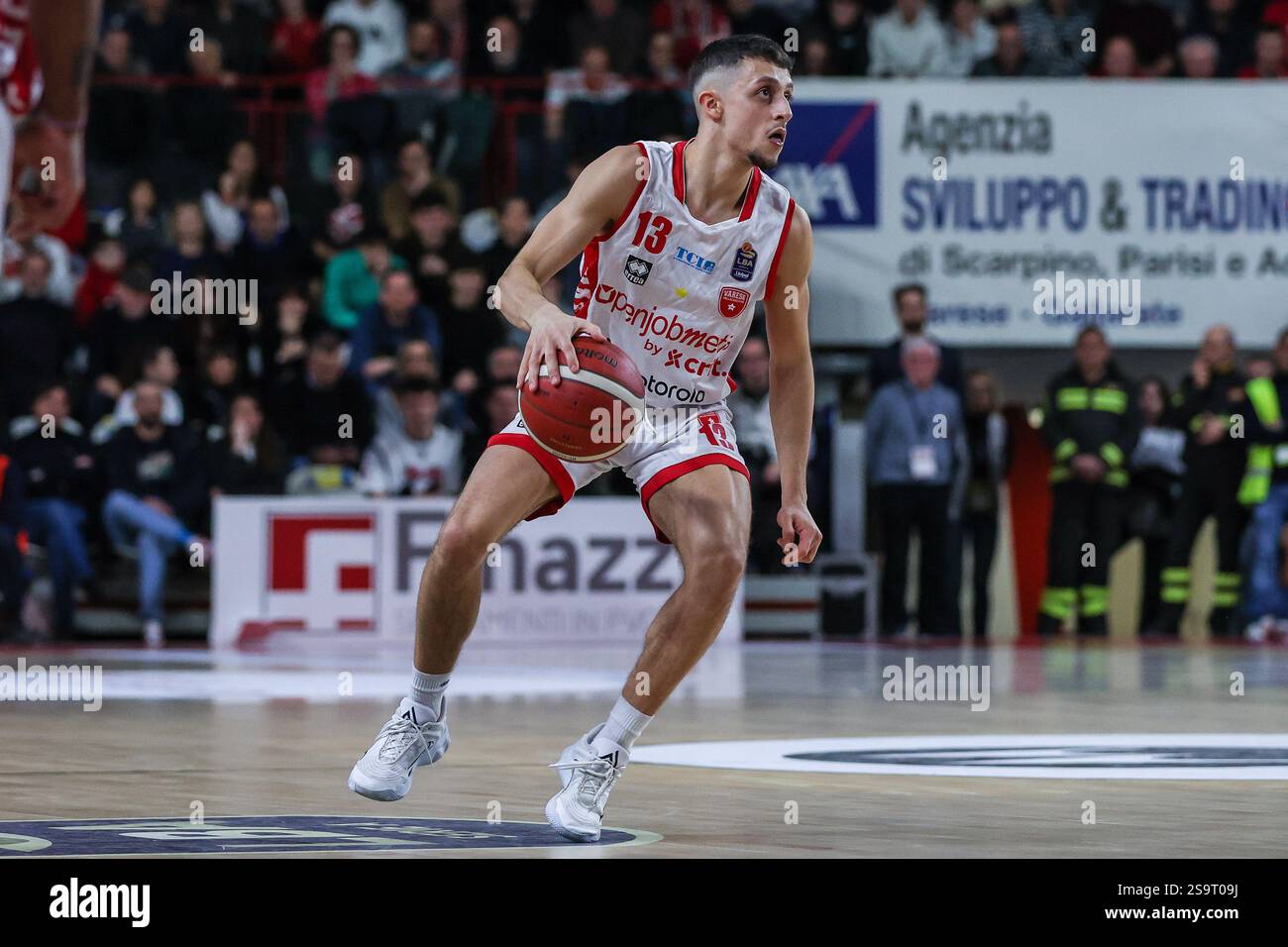 Varese, Italy. 25th Jan, 2025. Matteo Librizzi #13 of Pallacanestro ...