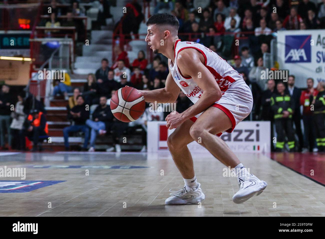 Varese, Italy. 25th Jan, 2025. Matteo Librizzi #13 of Pallacanestro ...