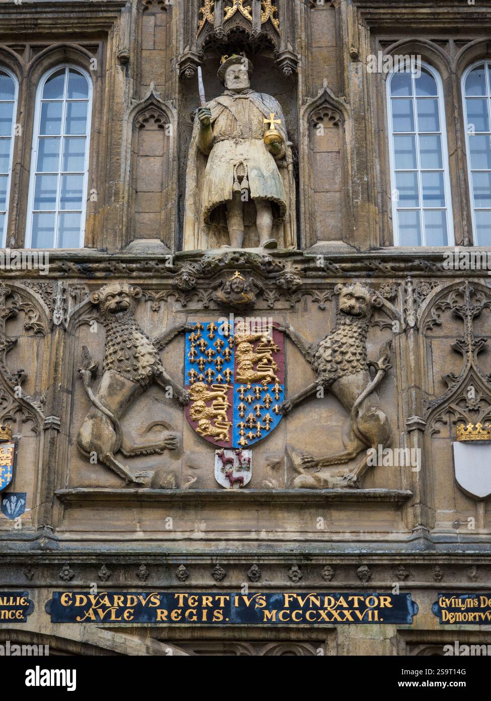 Trinity College Great Gate, Detail, Trinity College, University of ...