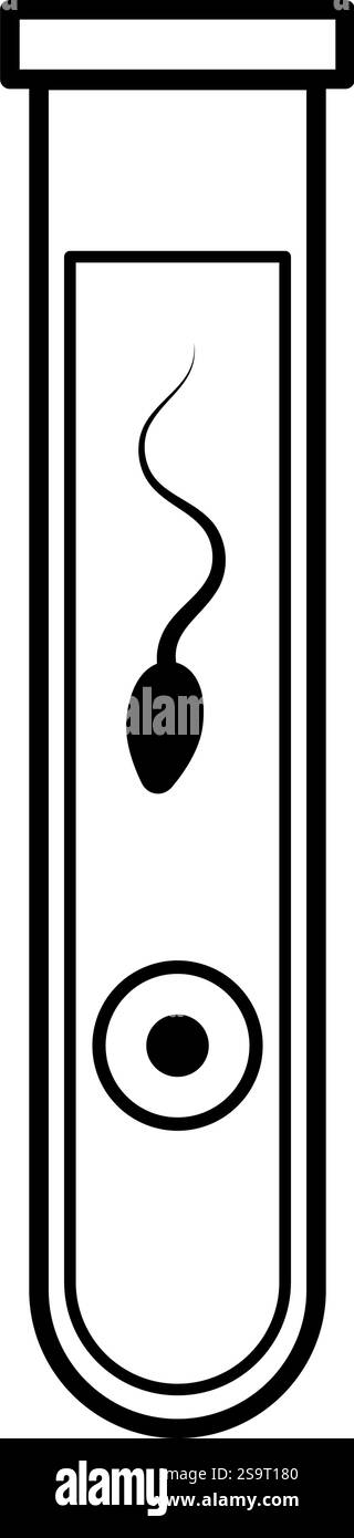 Sperm test tube Cut Out Stock Images & Pictures - Alamy