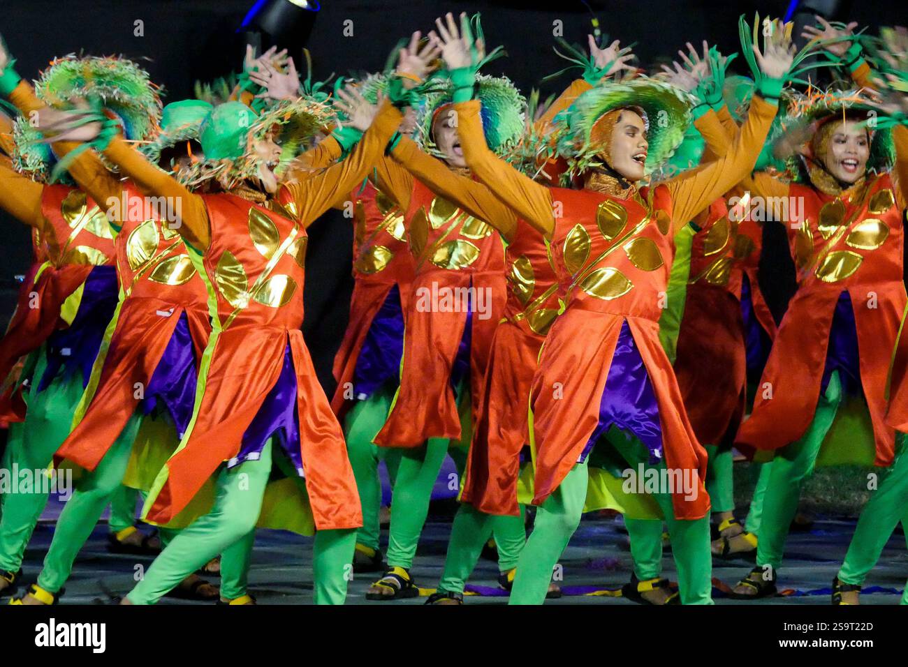 Bambanti Festival s Scarecrow dance parade Bambanti Dancers parade as ...