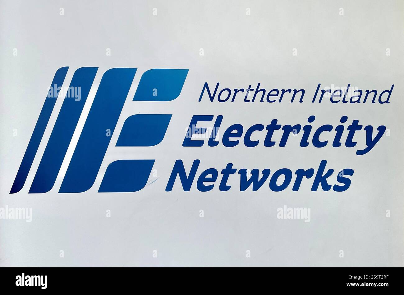 A sign for NIE Networks HQ in north Belfast. Picture date: Monday ...