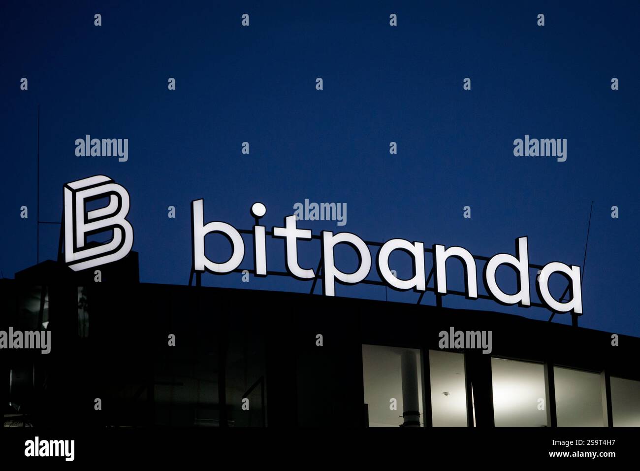 AUSTRIA; VIENNA; 20250127. The headquarters with the logo of the ...