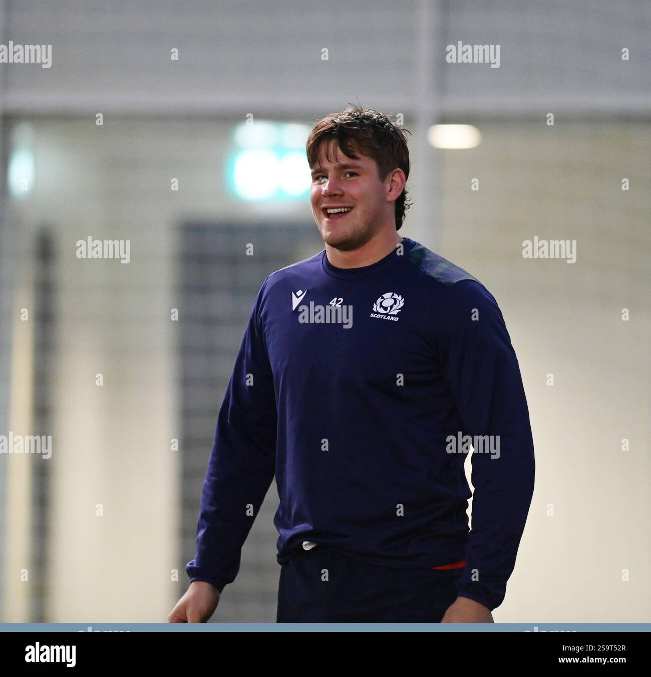 Oriam Sports Centre Edinburgh.Scotland, UK. 27th Jan, 2025. Scotland U ...