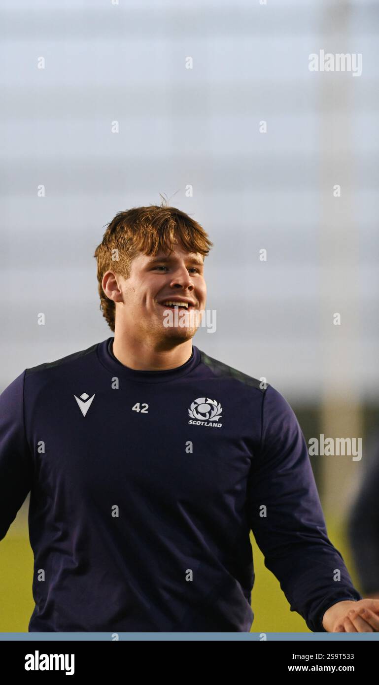 Oriam Sports Centre Edinburgh.Scotland, UK. 27th Jan, 2025. Scotland U ...