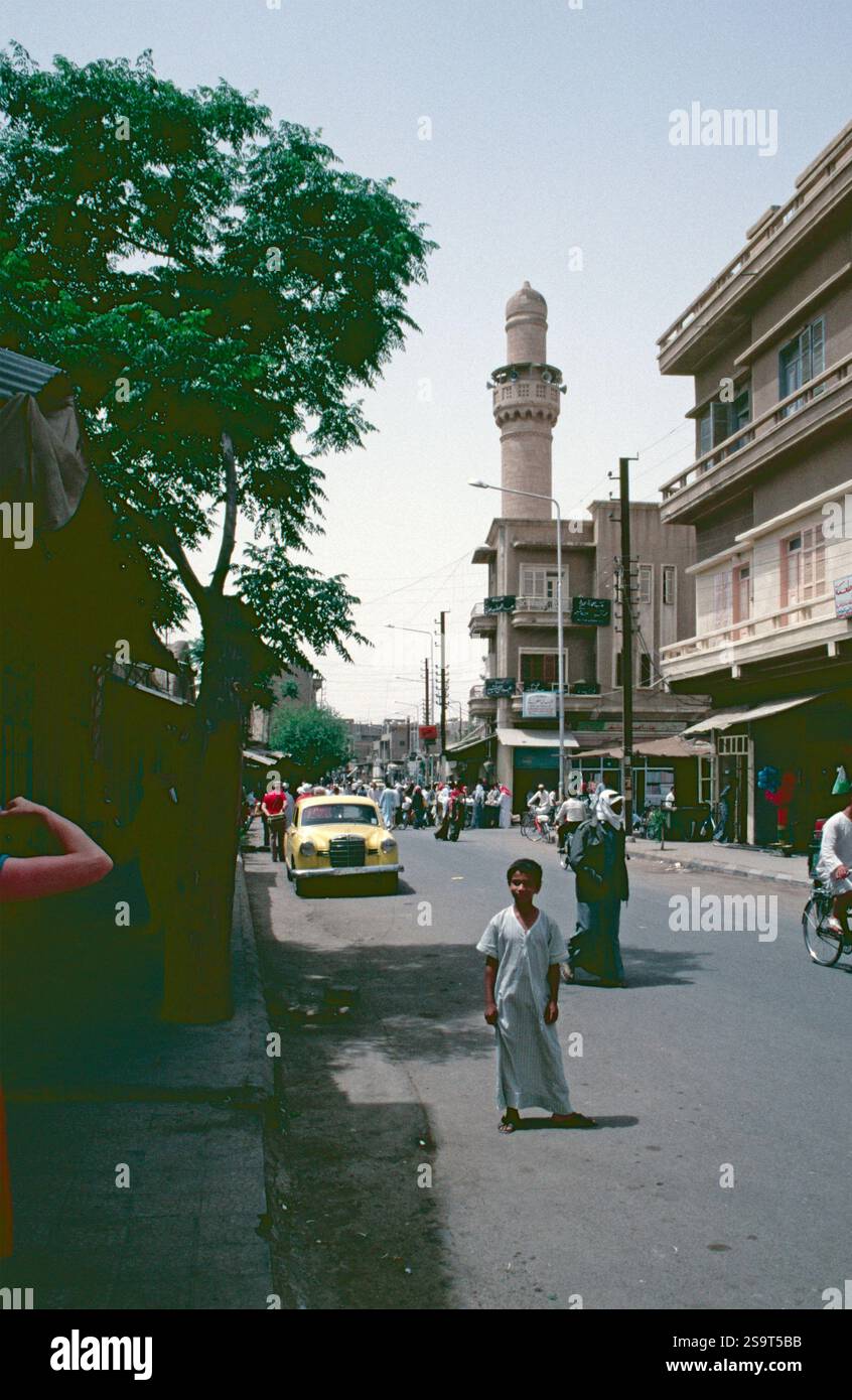 Street, Deir ez-Zor, Syria, May 1987 Stock Photo - Alamy
