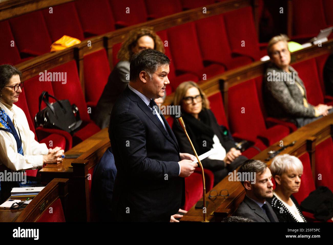 Paris, France. 22nd Jan, 2025. Thomas Lam, deputy of Horizons et ...