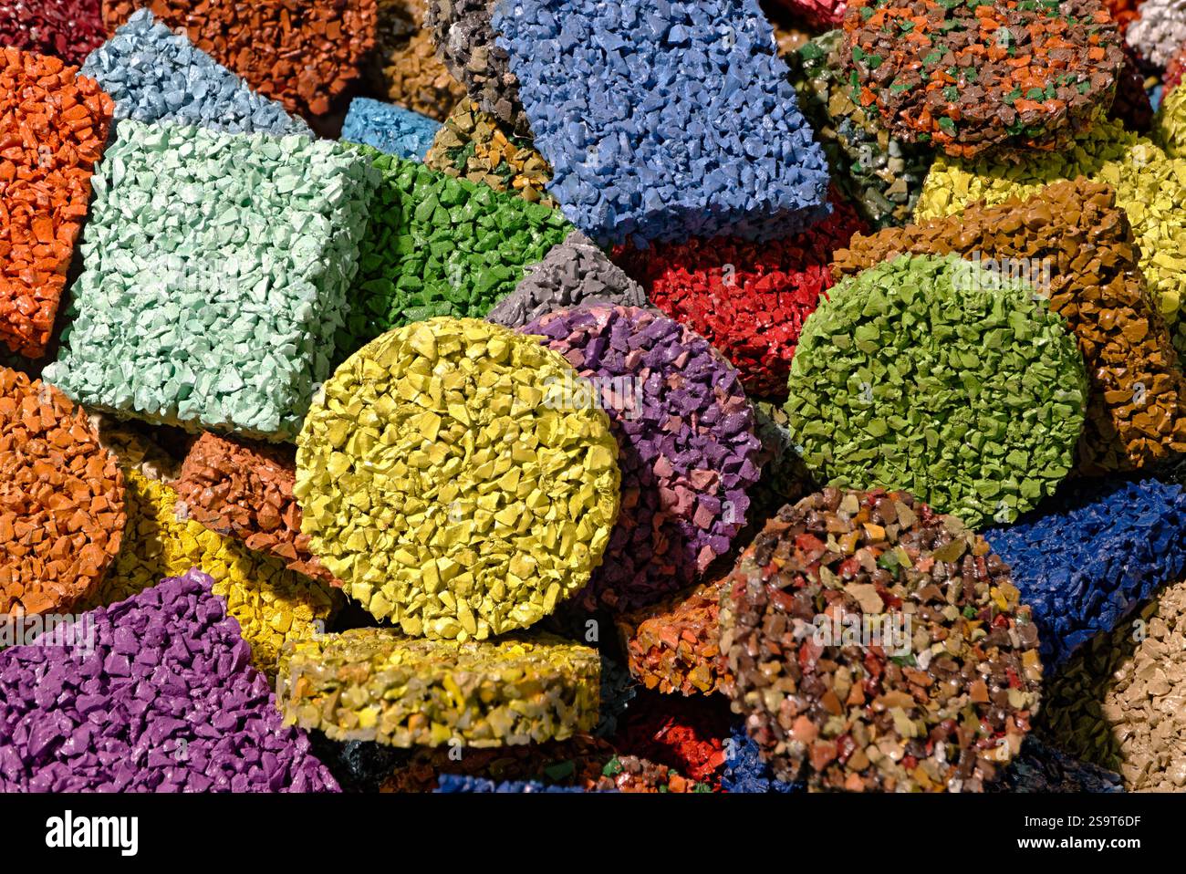 Recycled rubber flooring hi-res stock photography and images - Alamy