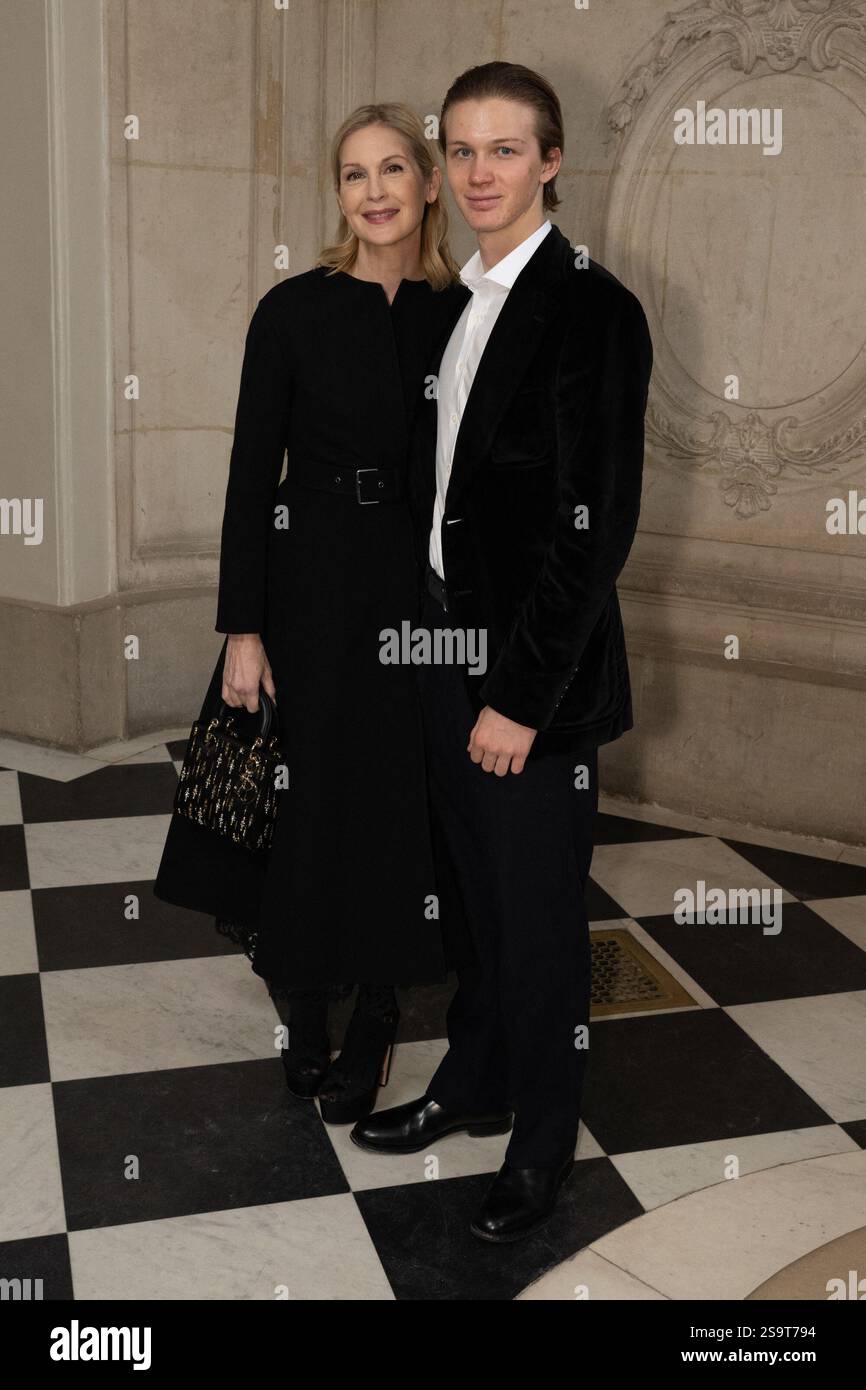 Paris, France. 27th Jan, 2025. Kelly Rutherford and Hermés Gustaf ...