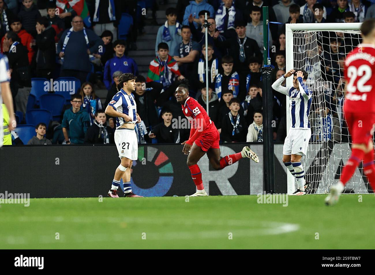 San Sebastian, Spain. 26th Jan, 2025. Christantus Uche (Getafe ...