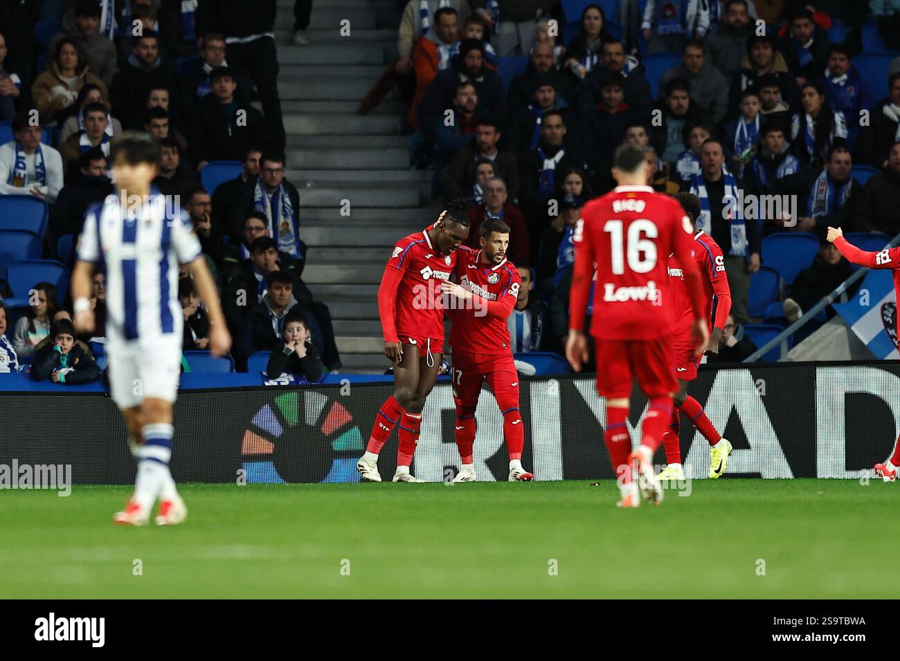 San Sebastian, Spain. 26th Jan, 2025. Christantus Uche (Getafe ...