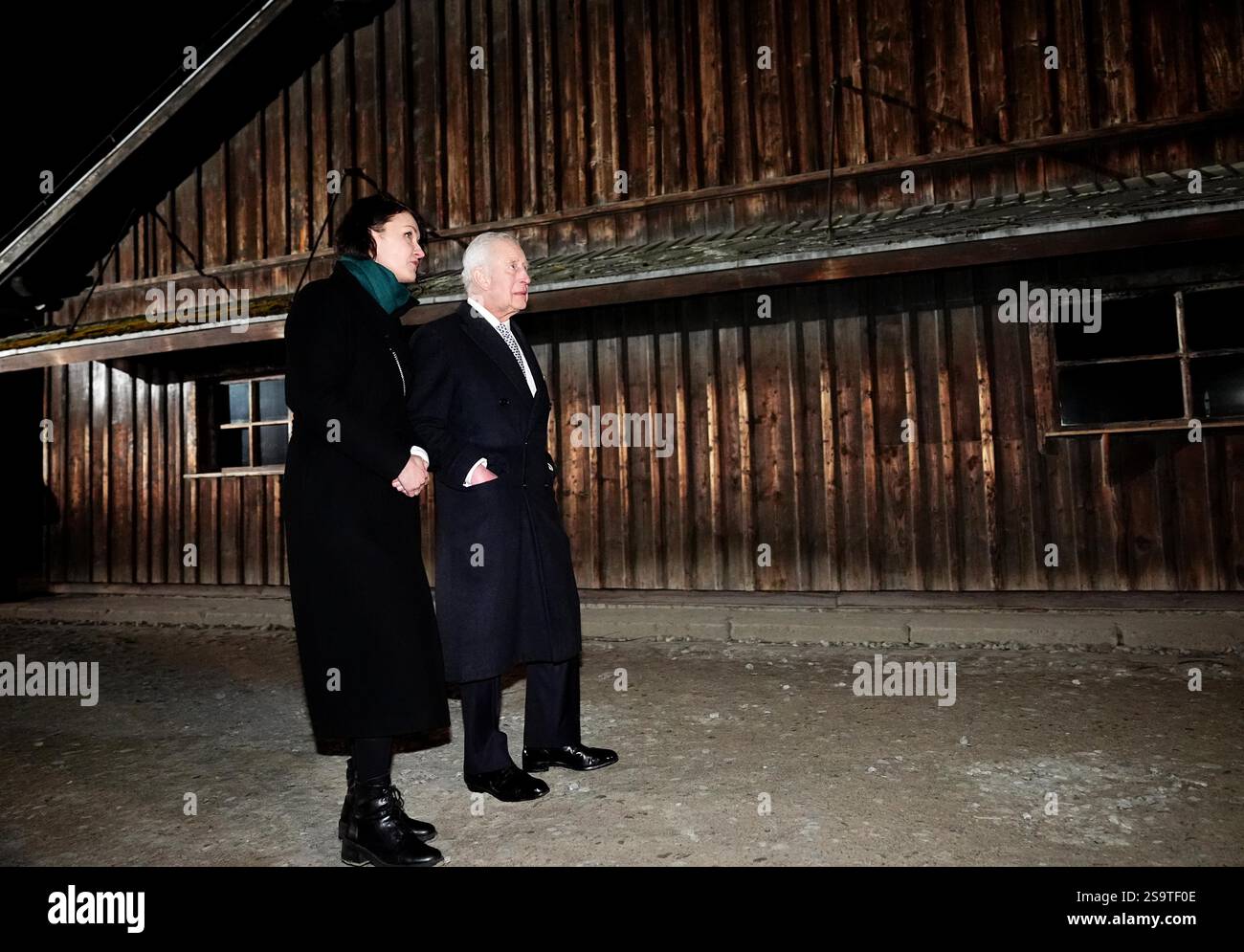 King Charles III (right) tours Auschwitz-Birkenau in Poland, following ...