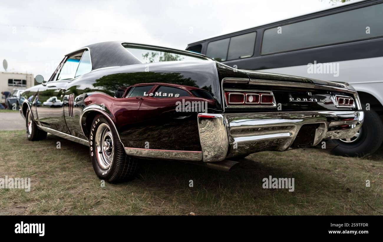 FINOWFURT, GERMANY - MAY 11, 2024: The mid-size car Pontiac LeMans ...