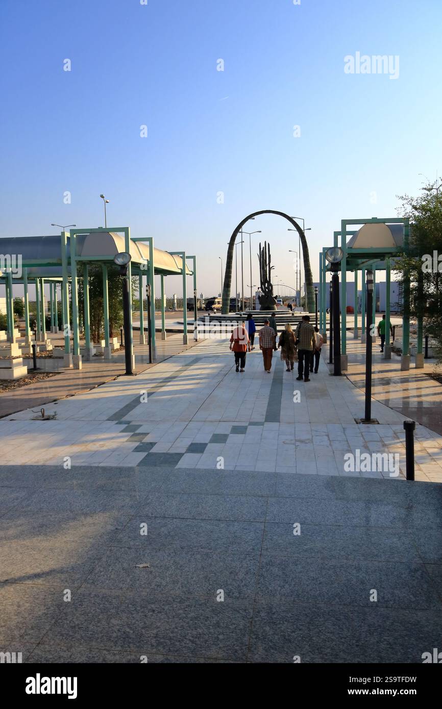 Chibayish, Chabaish, Nasiriya in Iraq - November 11 2024: people visit ...