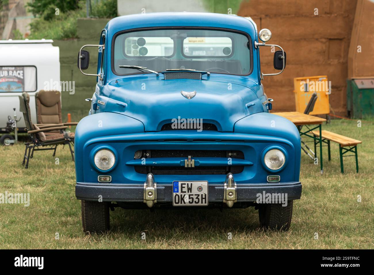 FINOWFURT, GERMANY - MAY 11, 2024: The pickup truck International ...