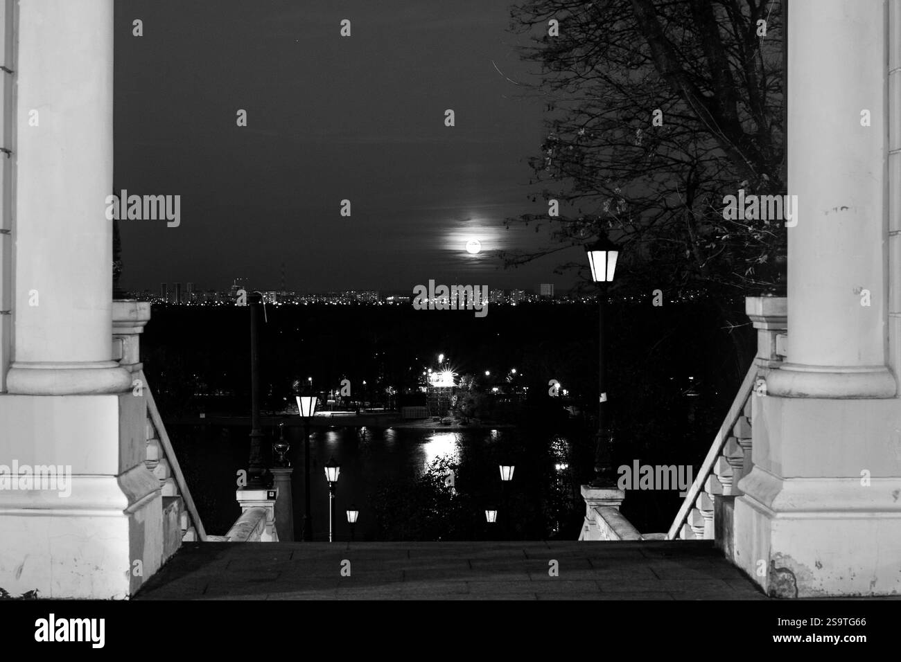 Moon town Black and White Stock Photos & Images - Alamy
