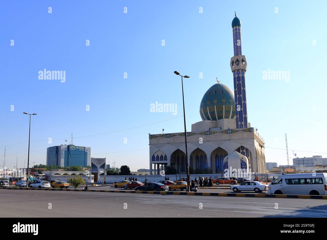 Baghdad, Bagdad in Iraq - November 15 2024: every day life with cars on ...